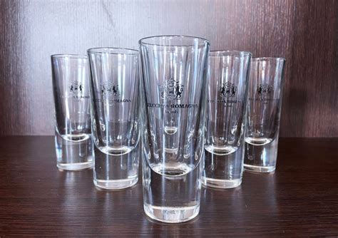 1960s Mid Century Italian Vecchia Romagna Brandy Glasses Set Of 6 Etsy