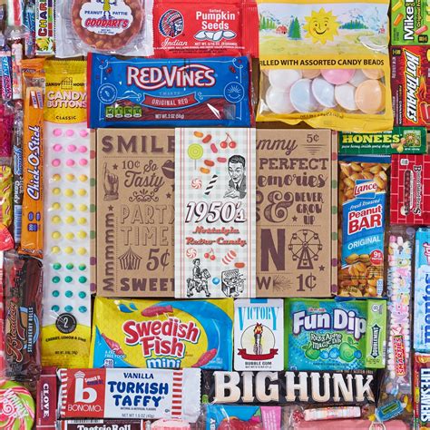 Vintage Candy Co 1950s Retro Decade Candy T Assortment Etsy