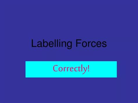 Ppt Labelling Forces Powerpoint Presentation Free Download Id416303