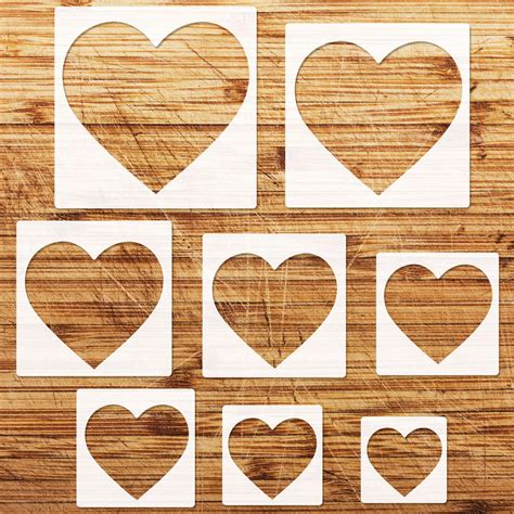 Heart Stencil Printable Heart Template Printable Circles Planerium