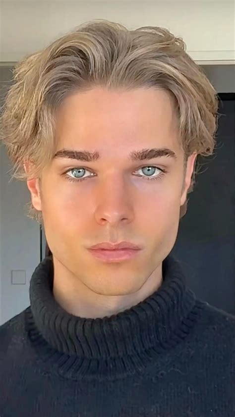 Scandinavianlifestyles Men Blonde Hair Soft Blonde Hair Warm