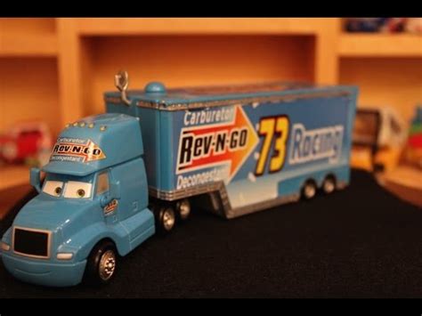 Mattel Disney Cars Custom Rev N Go Hauler Die Cast Youtube