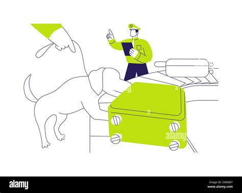 Drug Detection Abstract Concept Vector Illustration Stock Vector Image