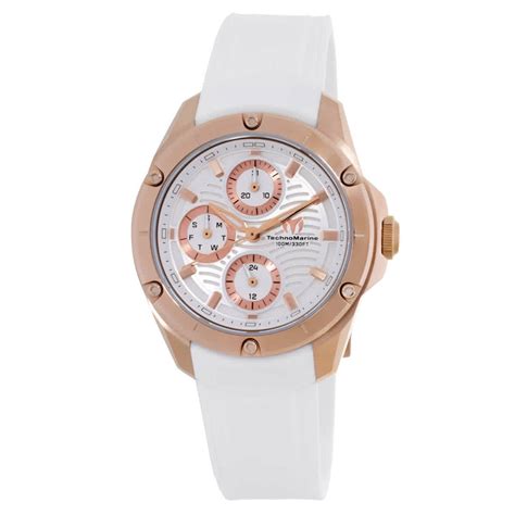 Technomarine Oceanico Quartz White Dial Ladies Watch Tm 325007