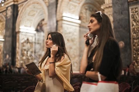 Premium Photo Girls In A Church