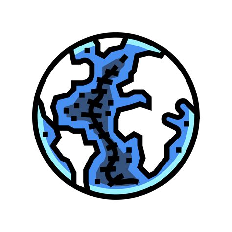 Ocean Floor Mapped Future Technology Color Icon Vector Illustration 24131070 Vector Art At Vecteezy