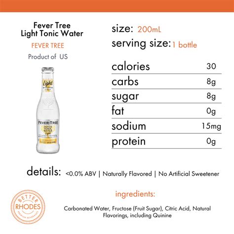 Fever Tree Tonic Water Fever Tree Indian Tonic Betterrhodes