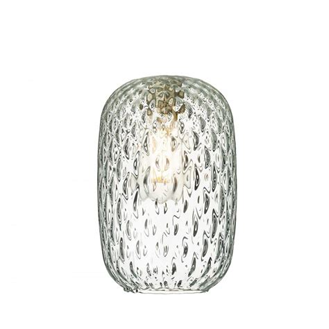Dimpled Clear Glass Easy Fit Lamp Shade Lighting Company