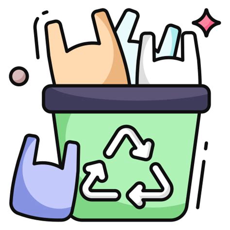 Polythene Bag Reprocess Free Arrows Icons