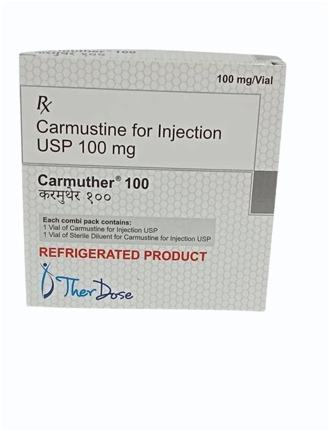 100mg Carmuther Carmustine Injection At ₹ 3500vial Nitsum In Surat Id 2855590379133