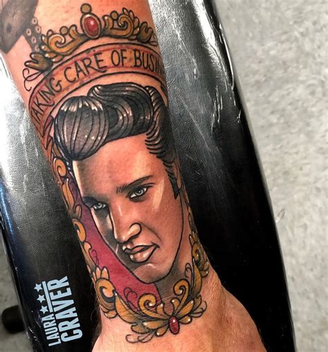 Elvis Presley The King Of Rock And Roll Tattoos The Tattooed Archivist