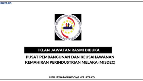 Pusat Pembangunan Dan Keusahawanan Kemahiran Perindustrian Melaka