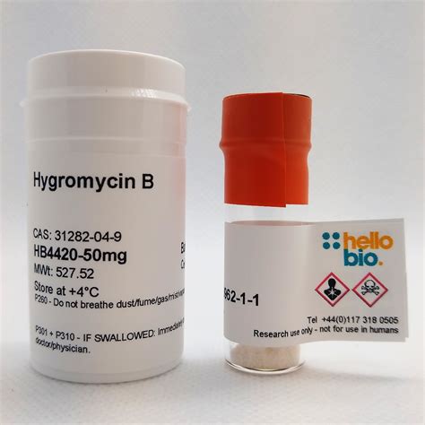 Hygromycin B Bacterial Selection Antibiotic Hello Bio