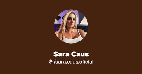 Sara Caus Instagram Tiktok Linktree