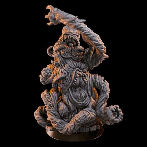 8k Resin Gibbering Mouther Miniature Horror Rpg Mini Etsy