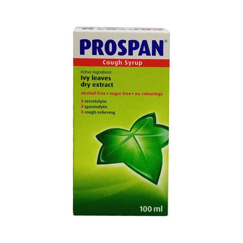 Buy Prospan Cough Syrup 100ml 40 Online In Qatar View Usage
