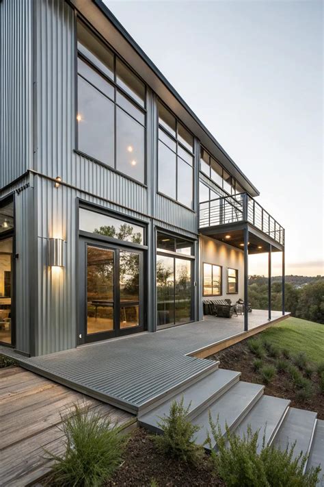 16 Inspiring Modern Metal House Ideas