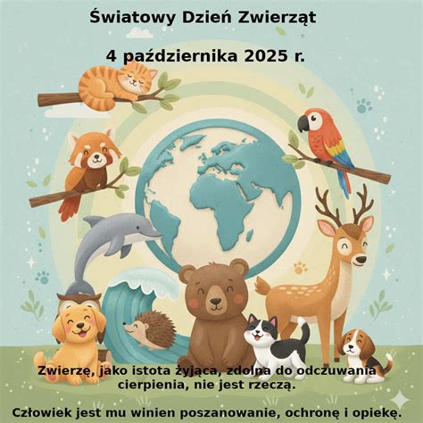 Światowy Dzień Zwierząt 4 Października 2025 R Powiatowy