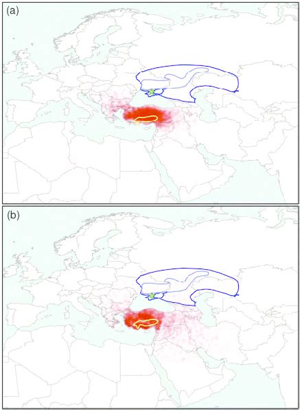 6 A Map Showing The Estimated Posterior Distribution For The Location