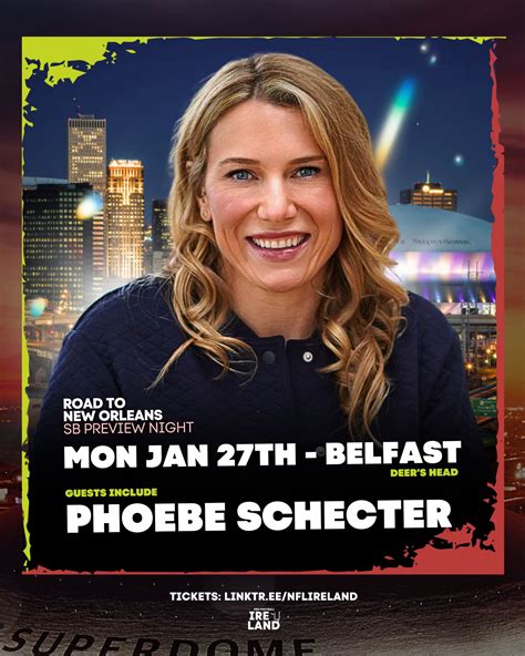 Super Bowl Preview Night With Phoebe Schecter