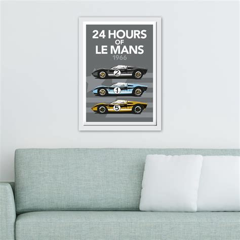 24 Hours Of Le Mans Art Print Etsy Uk