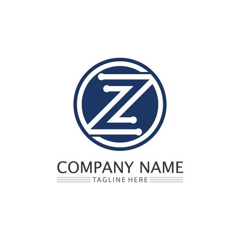 Z Letter And Font Z Logo Design Vector Identity Illustration 24710271