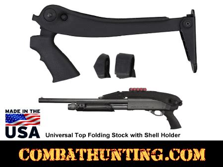 Mossberg 500 Top Folding Stock With Shell Holder On Sale Combat Hunting