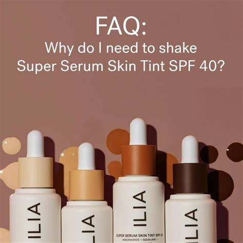 Super Serum Skin Tint Spf 40 Foundation Ilia Sephora Tinted Spf
