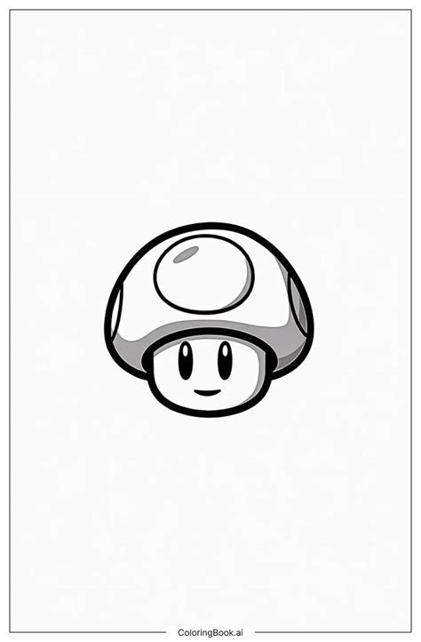 きのこの塗り絵10枚（無料pdf・png配布）