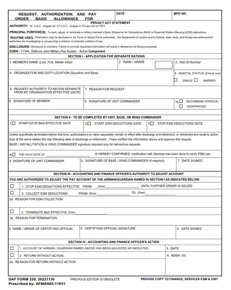 Daf Form 590 Legal Forms Printable