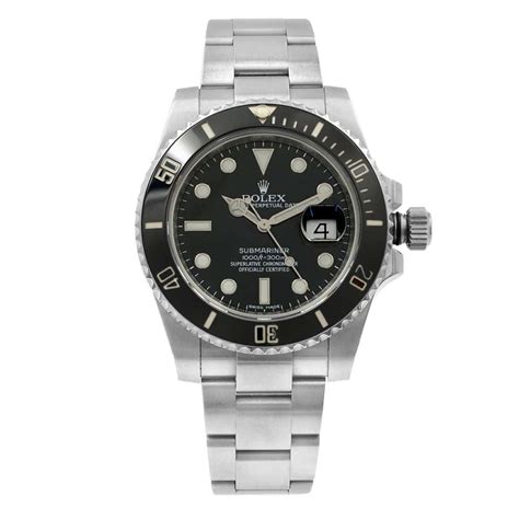 Rolex Submariner Ceramic Bezel Steel Black Dial Automatic Mens Watch