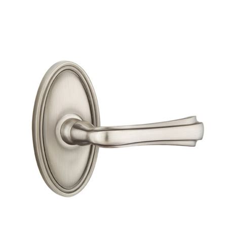 Emtek 8120 Designer Brass Leversets With Oval Rosette Passage Set Golden Locks Inc