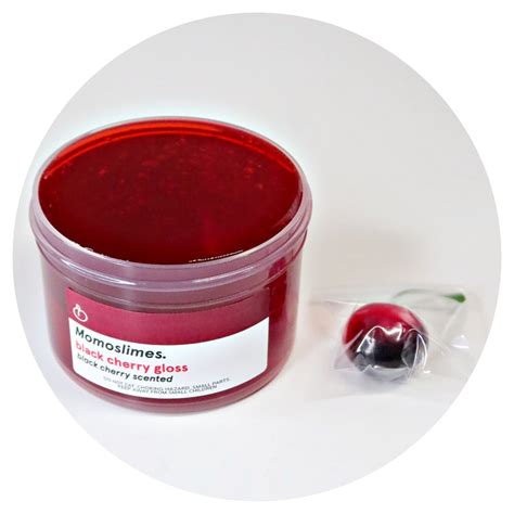 Black Cherry Gloss Slime Momo Slimes