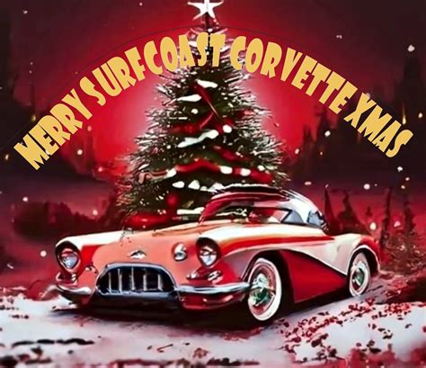 Merry Corvette Xmas Surfcoast Corvettes