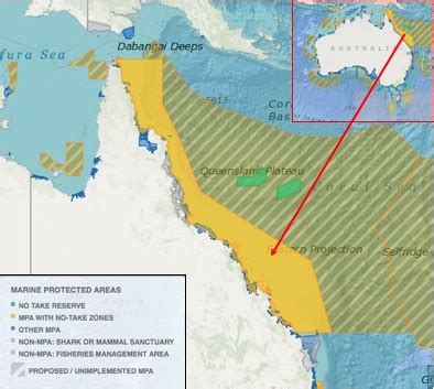 Great Barrier Reef Map