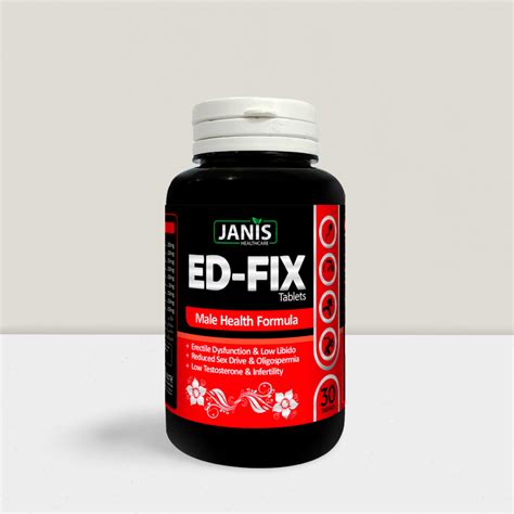 Ed Fix Tablets Health Nutra And Pharma Essentials