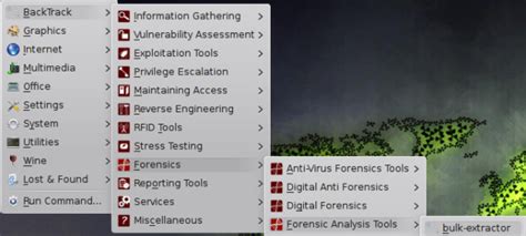 Tutorial Bulk Extractor Info Backtrack