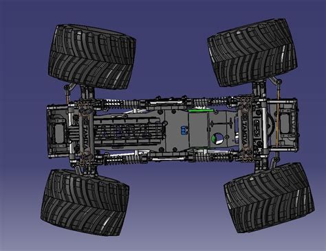 Rc Bigfoot Suv Chassis 3d Model Cgtrader