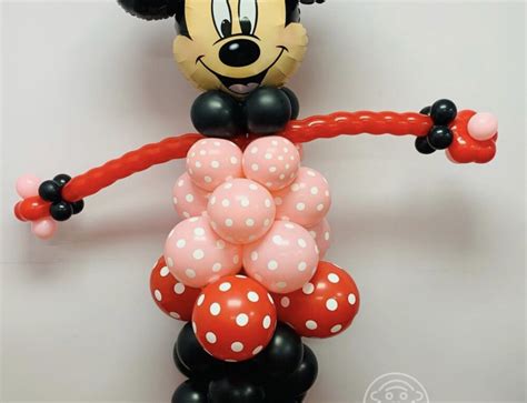 Minnie Mouse Balloon Display Pink Gorilla Balloons