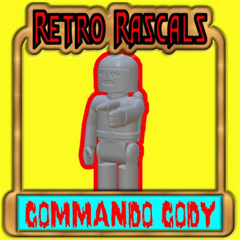 👾 Commando Cody・free 3d File For 3d Printing・cults