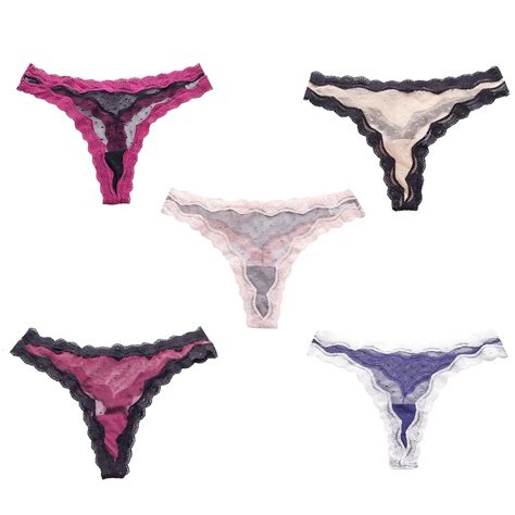 Women Sexy Lace Panties Low Waist Underwear Thong Female G String