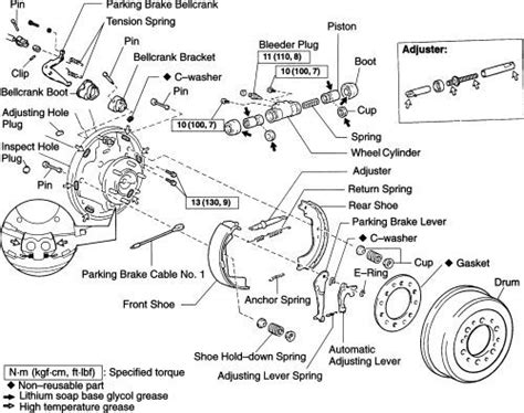 Toyota Brake Repair Diagram Toyota Tundra Brake System Diagram Rear