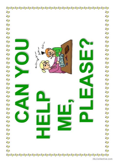 Classroom Language 7 Posters English Esl Worksheets Pdf And Doc Classroom Language English