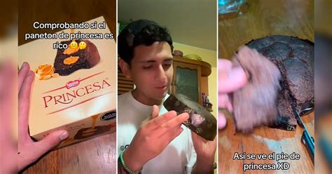 Tiktok Viral Peruano Compra Panetón Princesa Y Se Sorprende Con