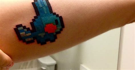 Pixel Mudkip By Delaney At The Artful Dodger In Seattle Wa Imgur