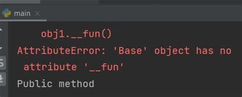 Private Method In Python Example Code