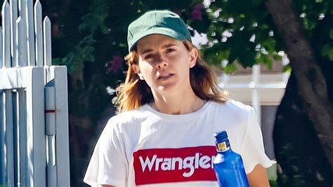 Emma Watson Rocks Red Shorts In Ibiza Hollywood Life