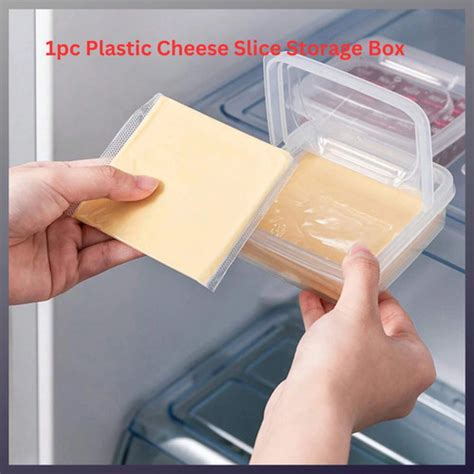 Plastic Cheese Slice Storage Box Cheese Storage Containers Refrigerator