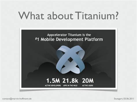 Appcelerator Titanium Hybrid App Development Ppt