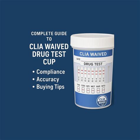 Clia Waived Drug Test Cup Top Products Accuracy And Compliance Guide